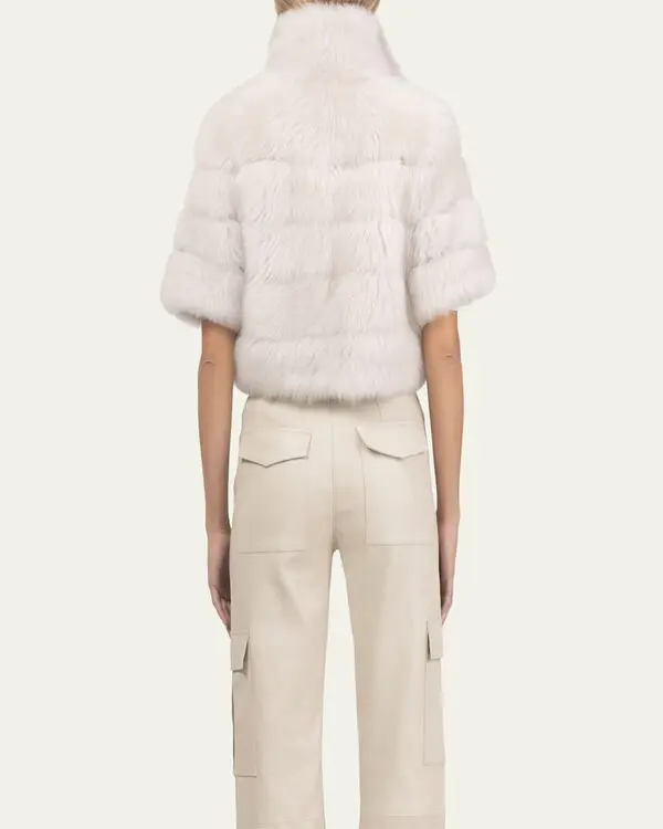 Gorski Reversible Merinillo Shearling Bolero