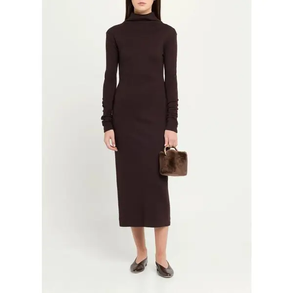 Cult Gaia Solene Mini Shearling Top-handle Bag