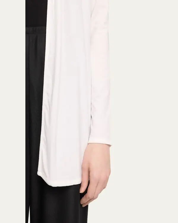 Majestic Filatures Soft Touch Open-front Cardigan - Black