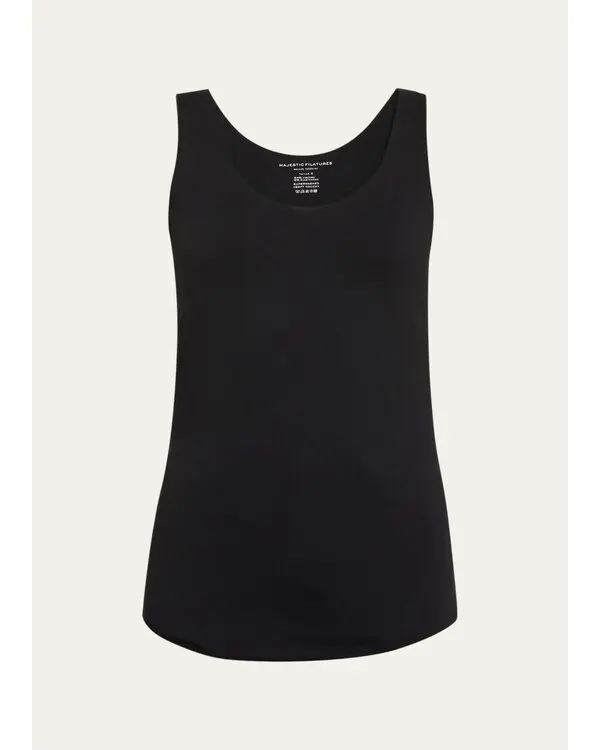 Majestic Filatures Soft Touch Marrow-edge Tank - Black