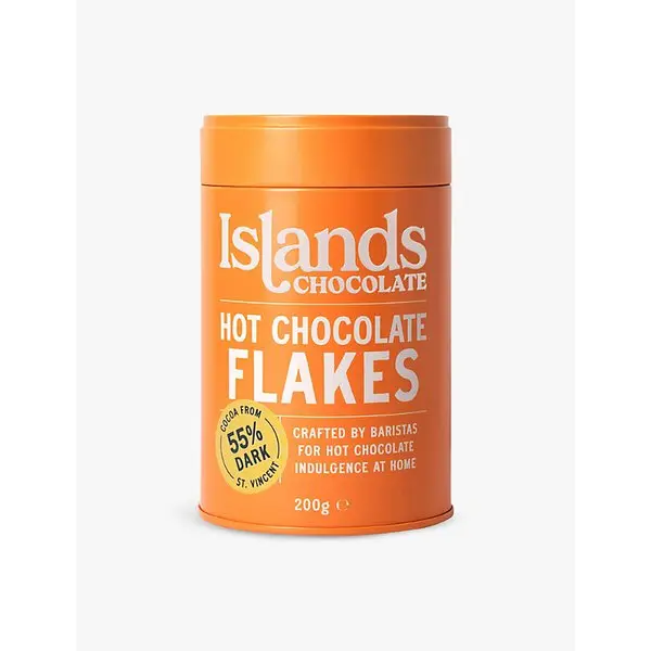 ISLANDS CHOCOLATE 55% Dark Chocolate Flakes 200g - One-color