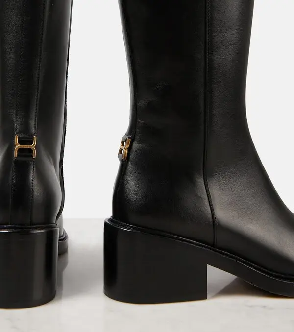 Chloé Marcie Leather Knee-high Boots