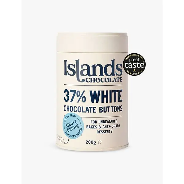 ISLANDS CHOCOLATE 37% White Chocolate Buttons 200g - One-color