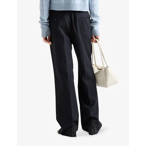 Prada Straight-leg Wool Trousers