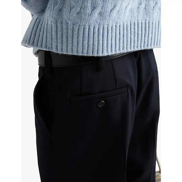 Prada Straight-leg Wool Trousers