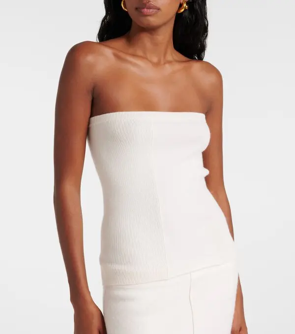 LISA YANG Ami Cashmere Bandeau Top