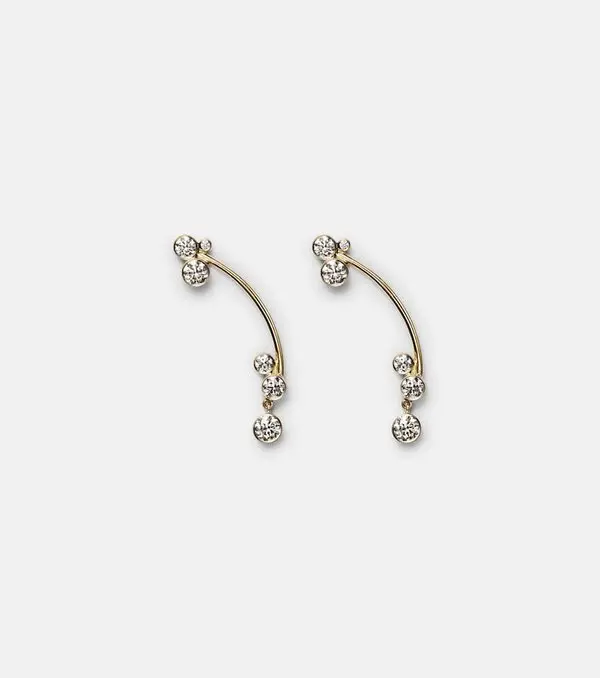 Sophie Bille Brahe Grand Stella 14kt Single Earring With Diamonds - Gold