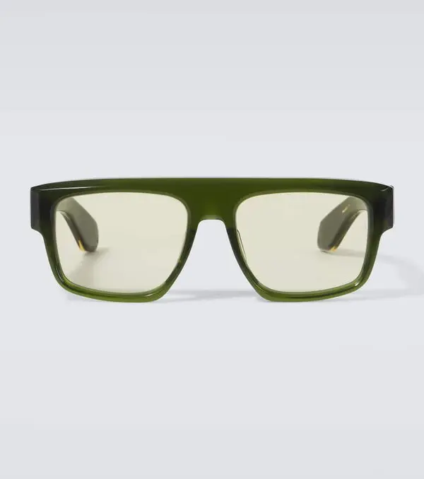 JACQUES MARIE MAGE X George Cortina Ritz Flat-top Sunglasses - Green
