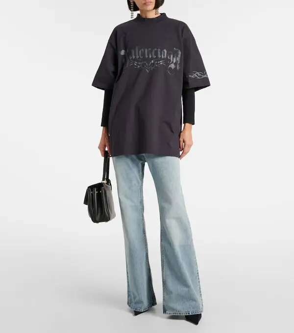 Balenciaga Logo Oversized T-shirt