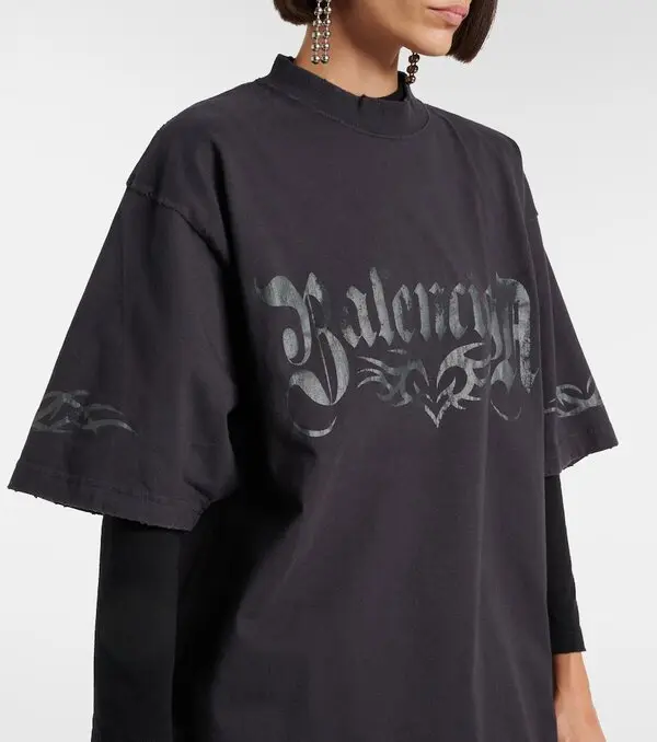 Balenciaga Logo Oversized T-shirt