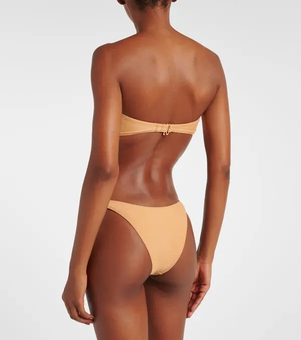 SAME Gathered Bandeau Bikini Top