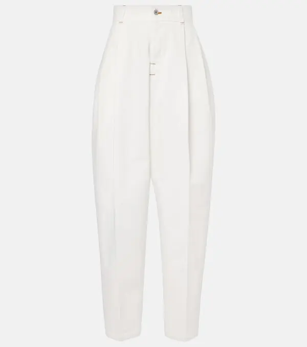 Jacquemus The Curzio De-nîmes High-rise Jeans - White