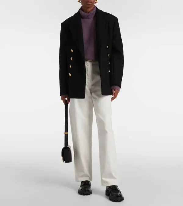 Ami De Cœur Wool-blend Turtleneck Sweater