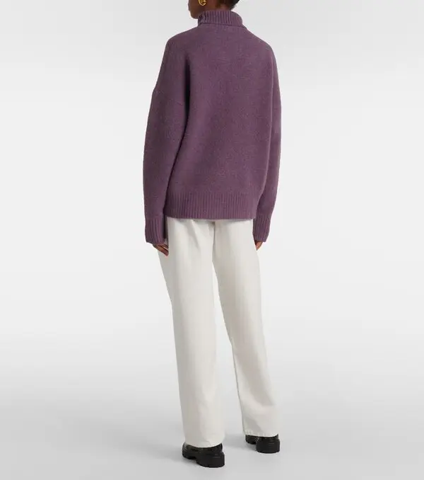 Ami De Cœur Wool-blend Turtleneck Sweater