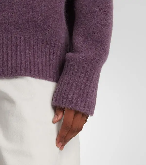 Ami De Cœur Wool-blend Turtleneck Sweater