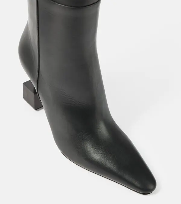 Jacquemus The Bisou Leather Knee-high Boots