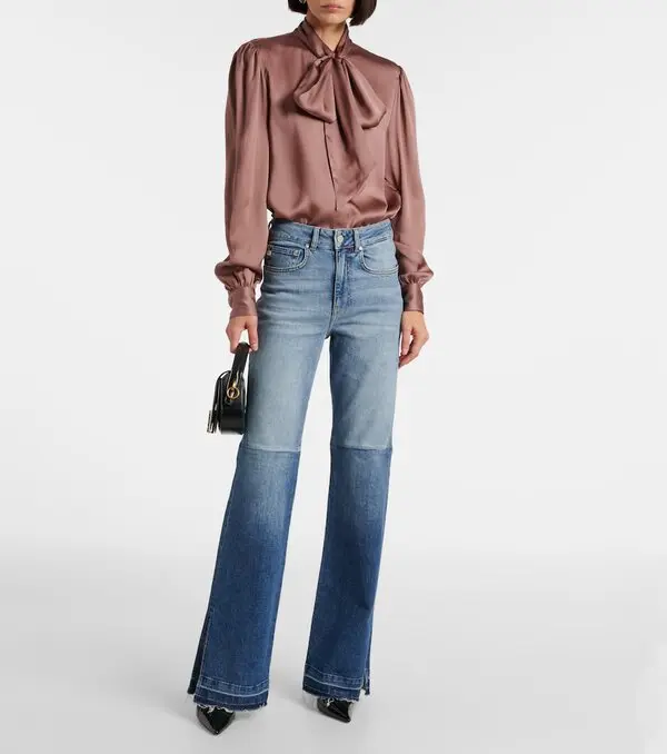 Ag La Croisette High-rise Flared Jeans