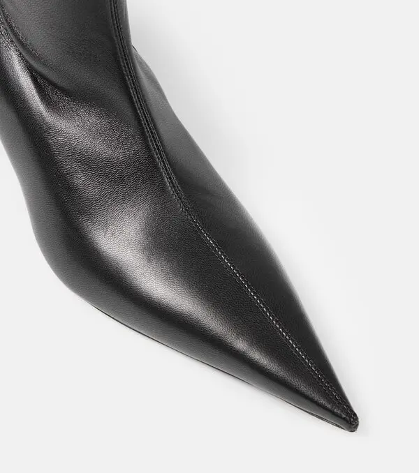 Balenciaga Avenue Leather Over-the-knee Boots