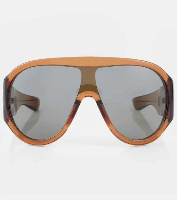 Bottega Veneta Scudo Sunglasses - Brown