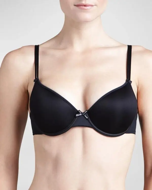 Chantelle Basic Invisible Memory Foam T-shirt Bra - Black