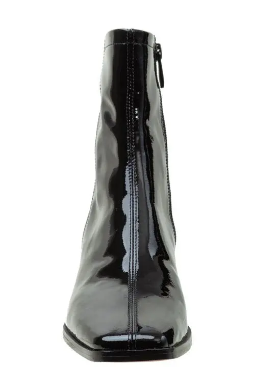 Linea Paolo Saylor Leather Boots - Black Patent