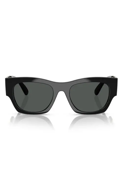 Versace 52mm Pillow Sunglasses - Dark Grey