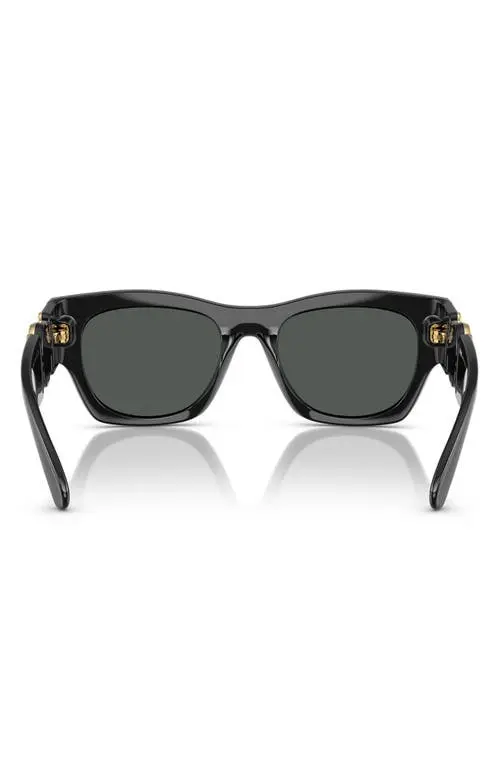 Versace 52mm Pillow Sunglasses - Dark Grey