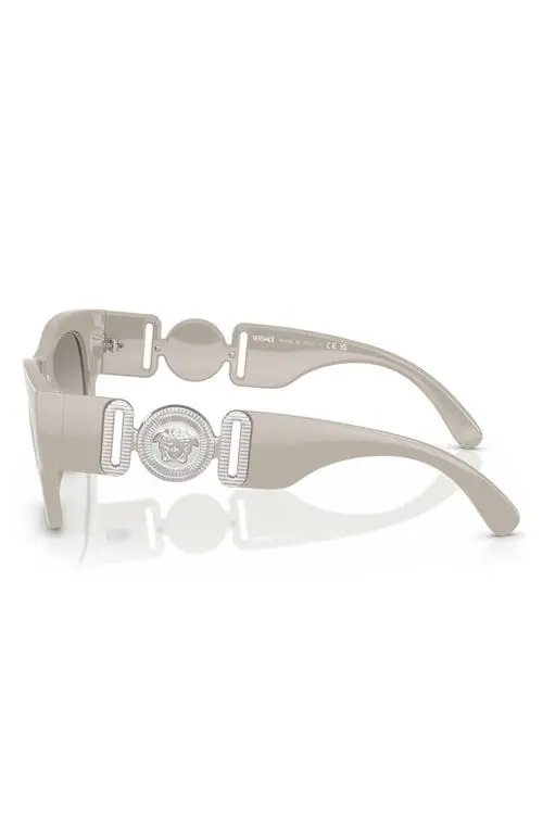 Versace 52mm Pillow Sunglasses - Grey