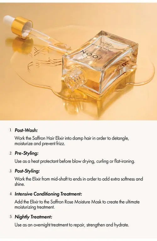 JOON Saffron Hair Elixir Oil - Orange