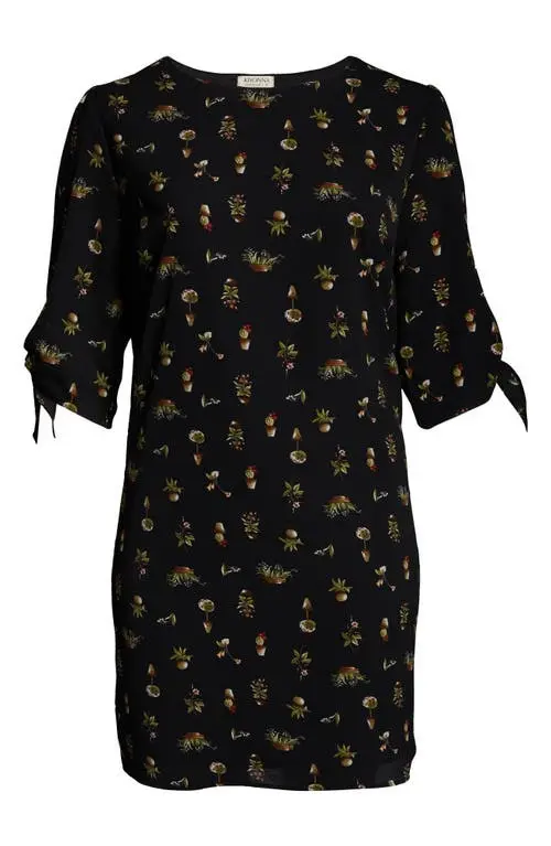 KIYONNA Manhattan Shift Dress - Potted Plant Print