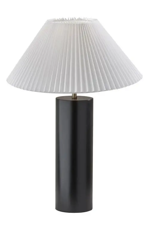 ADESSO Marta Table Lamp - Black Wood