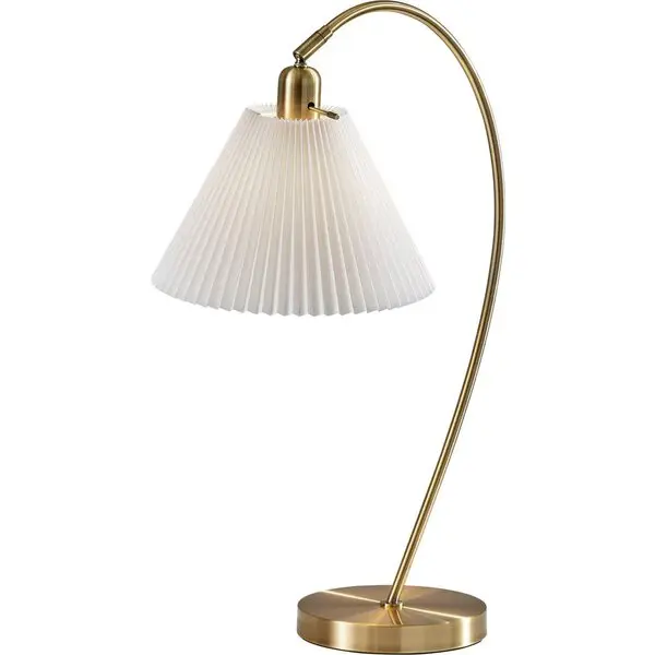 ADESSO Delaney Table Lamp - Antique Brass