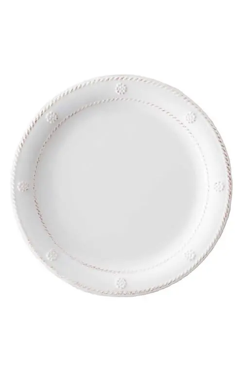 JULISKA Berry & Thread Set Of 4 Melamine Dessert Plates - Whitewash