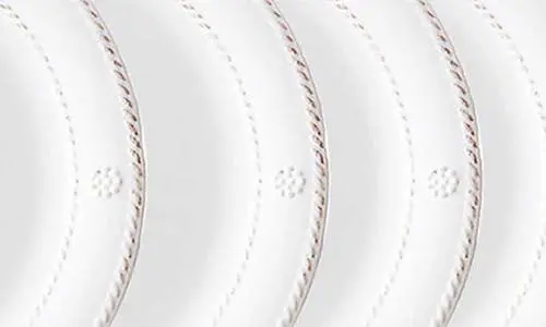 JULISKA Berry & Thread Set Of 4 Melamine Dessert Plates - Whitewash
