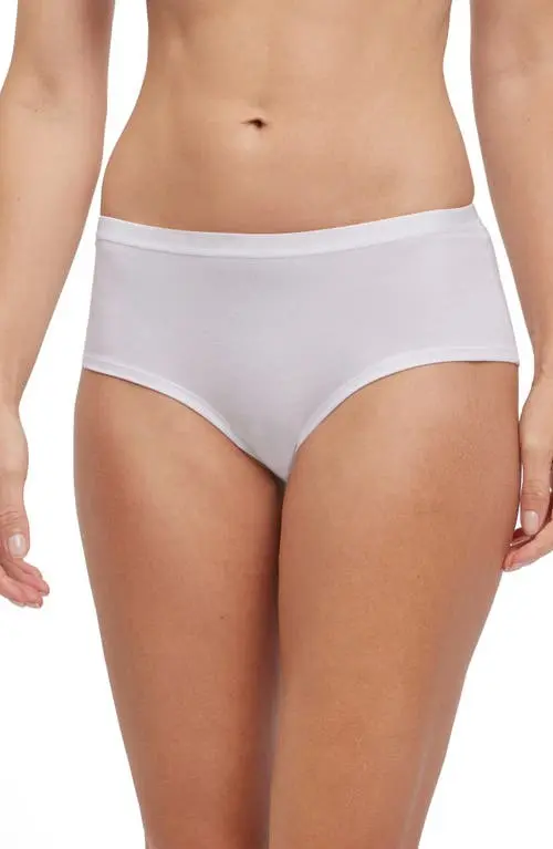 Falke Daily Climate Cotton Blend Hipster Briefs - White