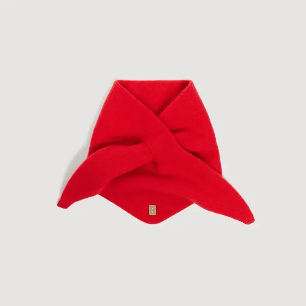 Sandro Wool And Cashmere Scarf - Red