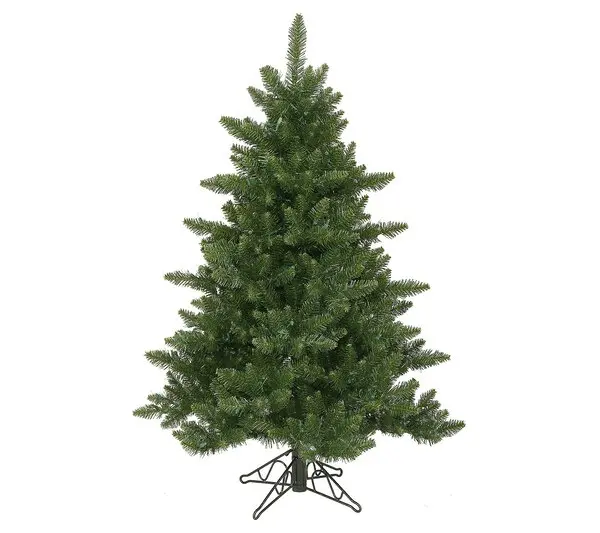LUXEN HOME Vickerman 4.5' Unlit Camdon Fir Artificial Chri Stmas Tree - One-color