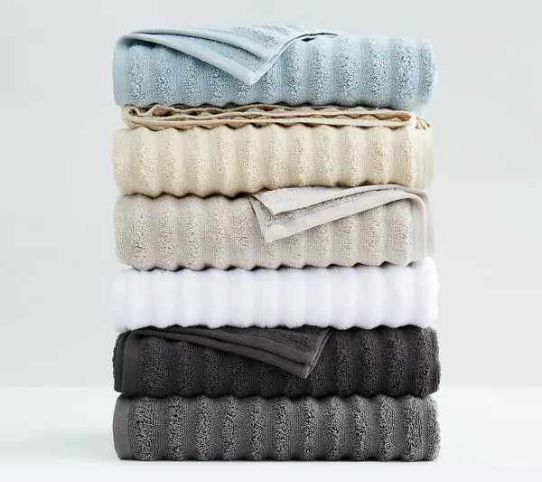 London Fog Zero Twist 6 Piece Towel Set - One-color