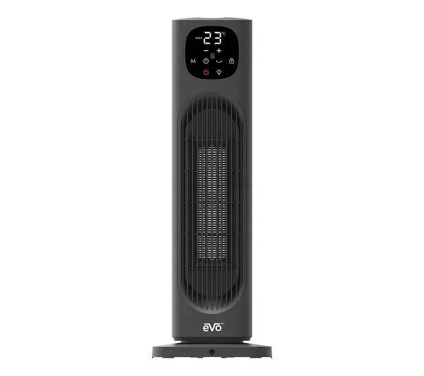 Evo Digital Tower Ceramic Heater With Remote Co Trol - One-color