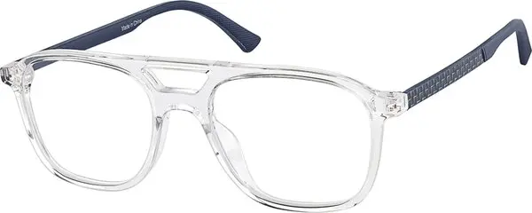 Zenni Aviator Eyeglasses With Carbon Fiber Frame - Clear