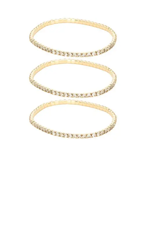 Ettika Crystal Embellished Bracelet Set