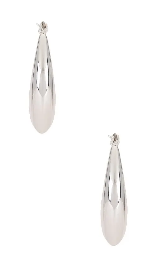 Ettika Open Teardrop Hoop Earrings