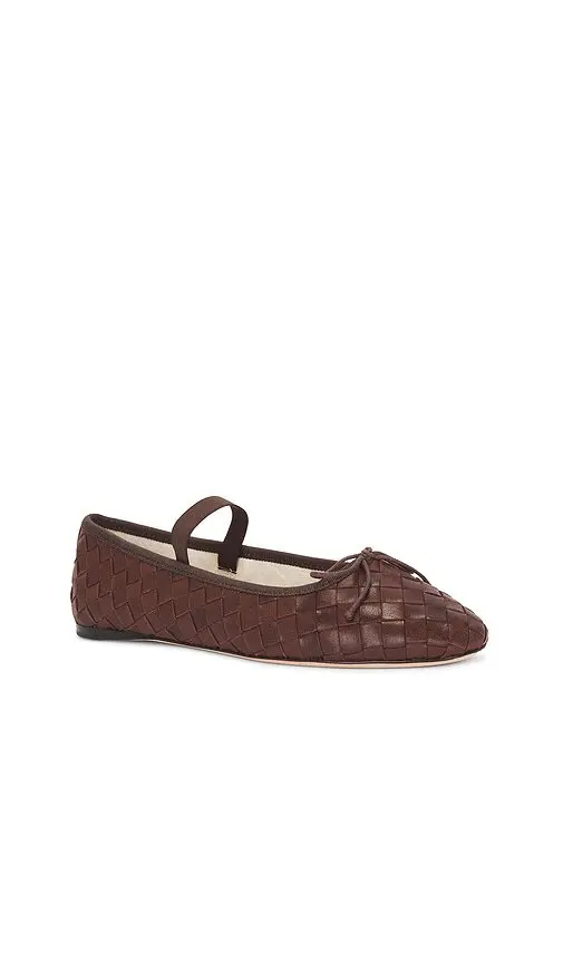 LOEFFLER RANDALL Leonie Soft Ballet Flat - Espresso