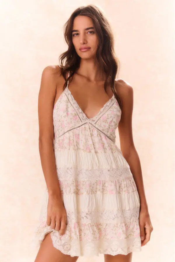 Loveshackfancy Posie Mini Dress - Floral | Editorialist
