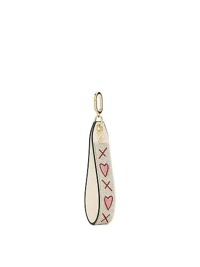 Victoria's Secret Wristlet Strap Keychain - Beige
