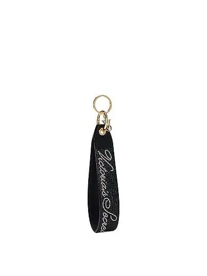 Victoria's Secret Wristlet Strap Keychain - Black