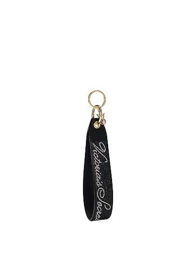 Victoria's Secret Wristlet Strap Keychain - Black