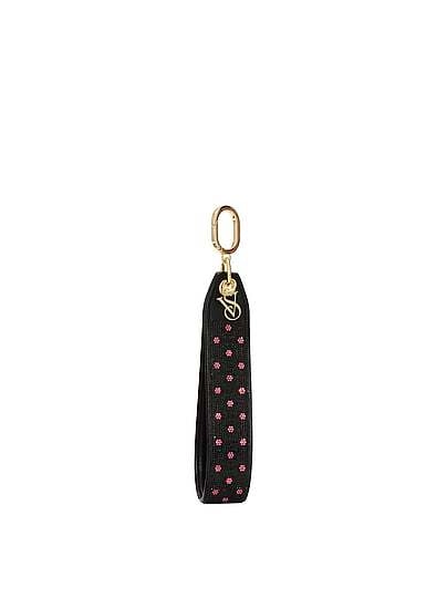 Victoria's Secret Wristlet Strap Keychain - Black