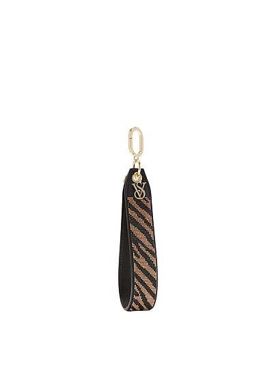 Victoria's Secret Wristlet Strap Keychain - Black