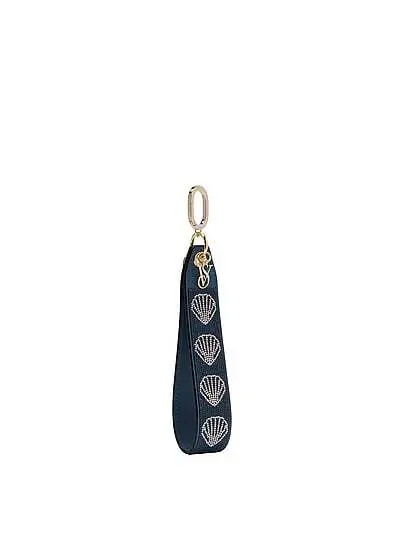 Victoria's Secret Wristlet Strap Keychain - Blue